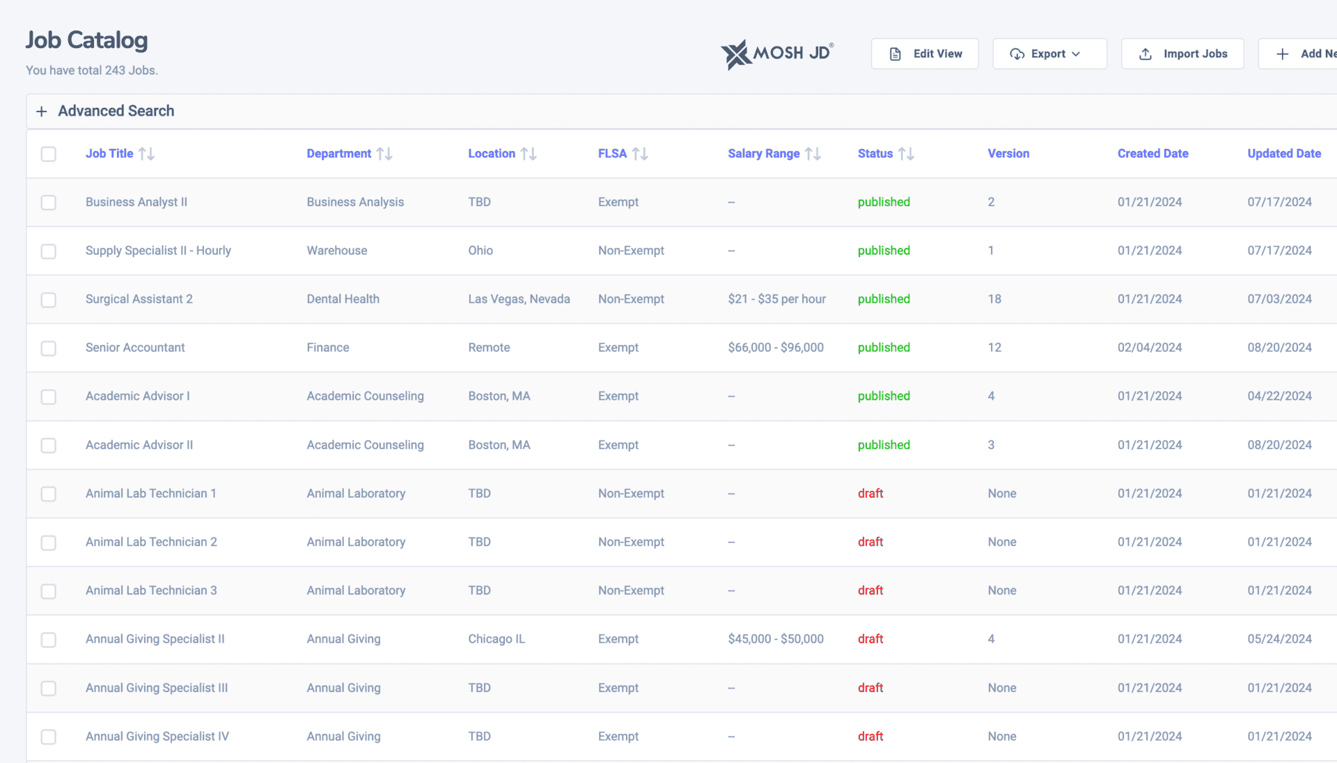 Guide: How to Update Jobs for New FLSA Exemption Requirements